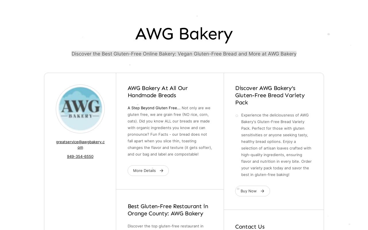 Gluten-Free Online Bakery | Vegan Gluten-Free Bread | AWG Bakery